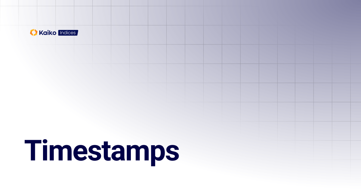 Timestamps | Developer Hub Timestamps | Developer Hub