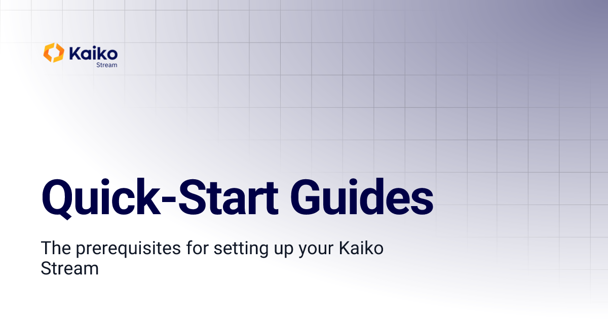Quick-Start Guides | Developer Hub