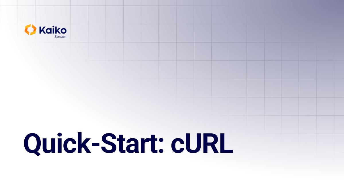 Quick-Start: cURL | Developer Hub